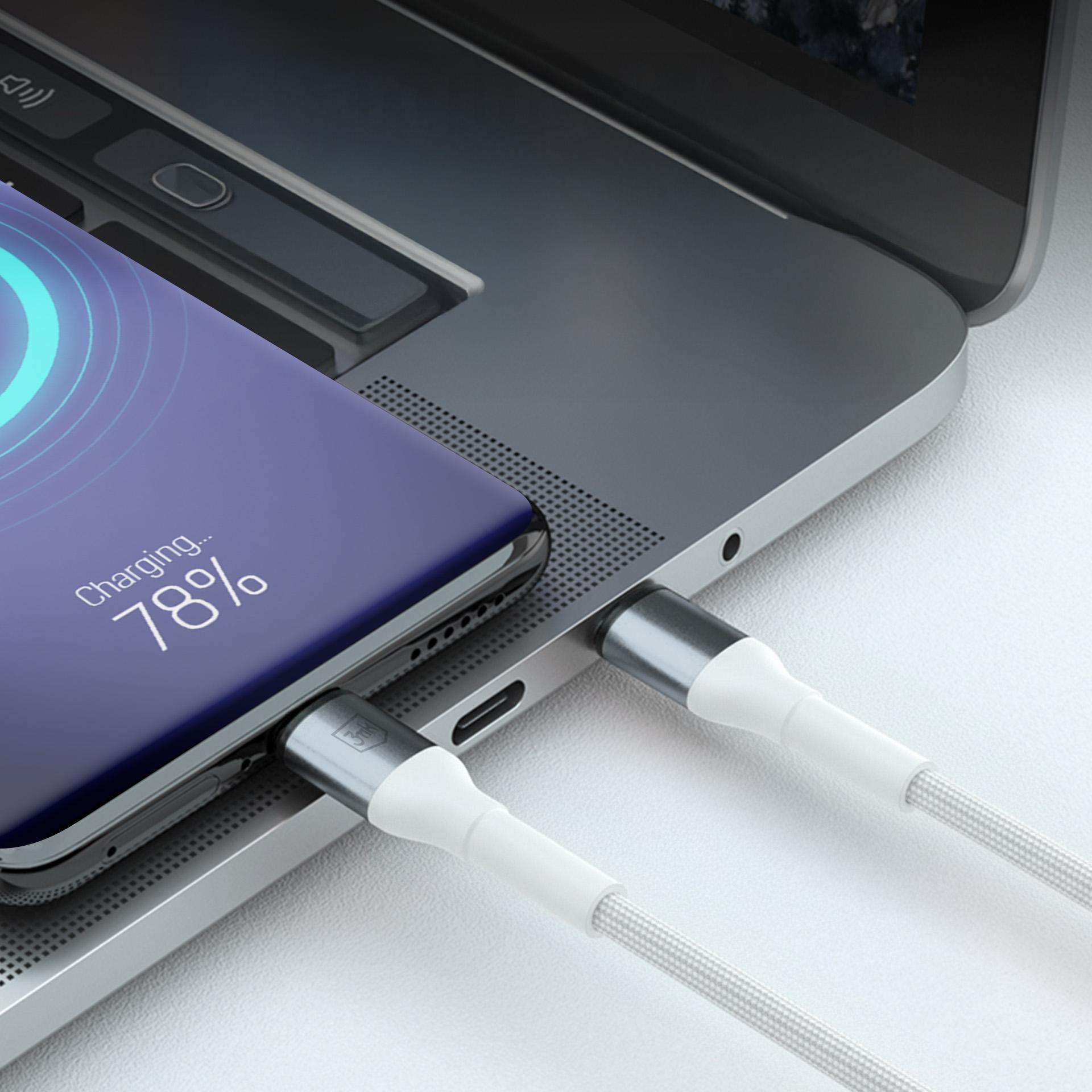 Kabel 2m 12W 5V/2.4A 3mk Hyper Cable N-SERIES USB-A to Lightning 12W™ White