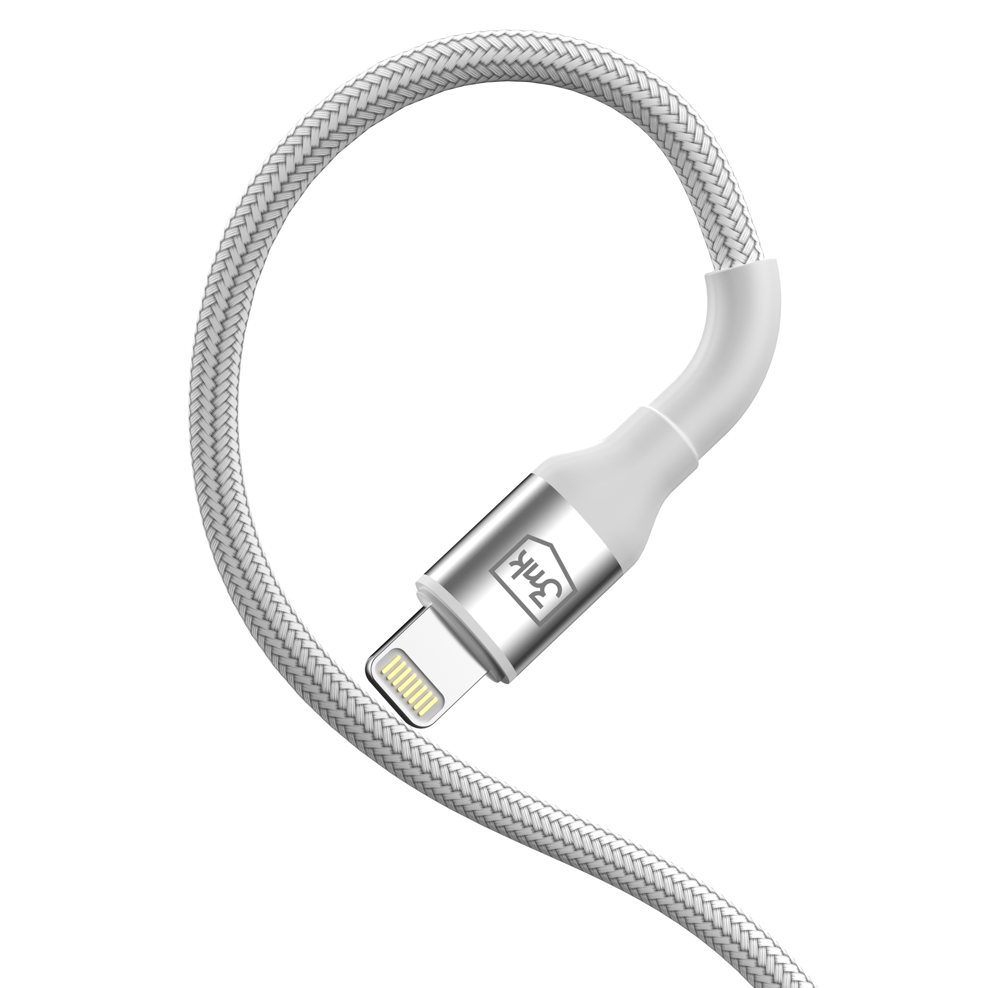 Kabel 1m 20W 9V/2A 3mk Hyper Cable N-SERIES USB-C to Lightning 20W™ White