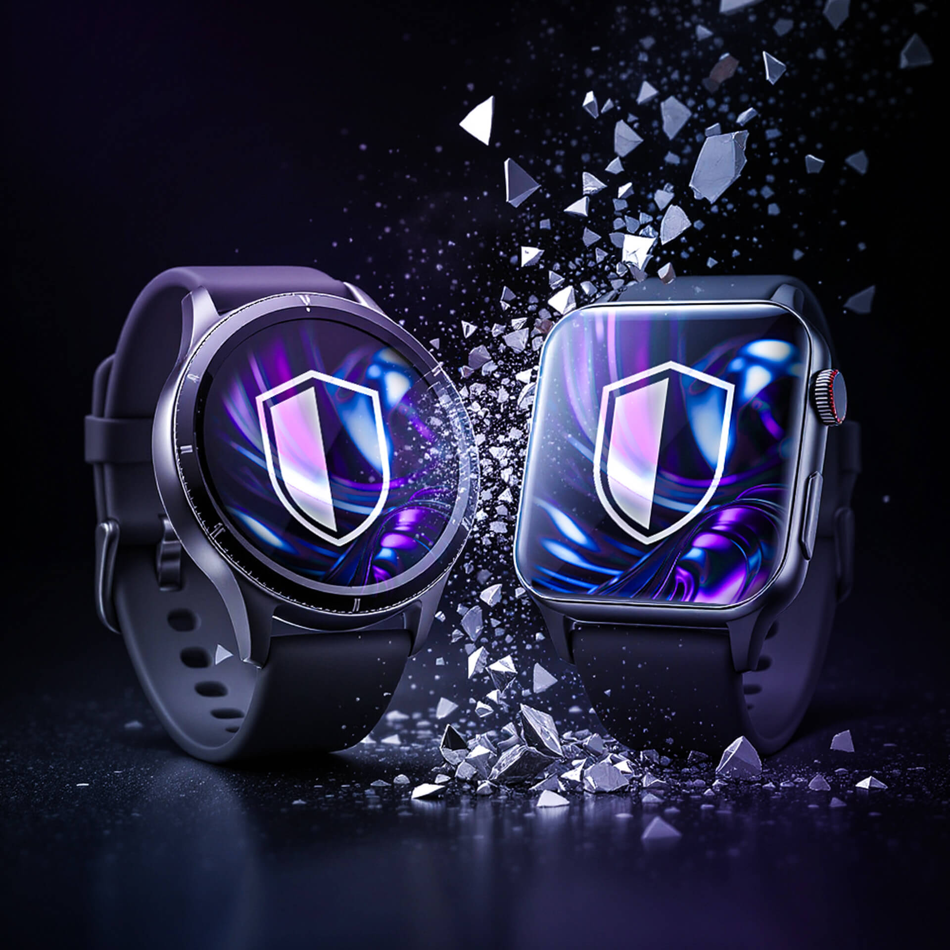 Szkło hybrydowe na smartwatch Amazfit T-Rex 3 Pro 44mm - 3mk HARDY ...